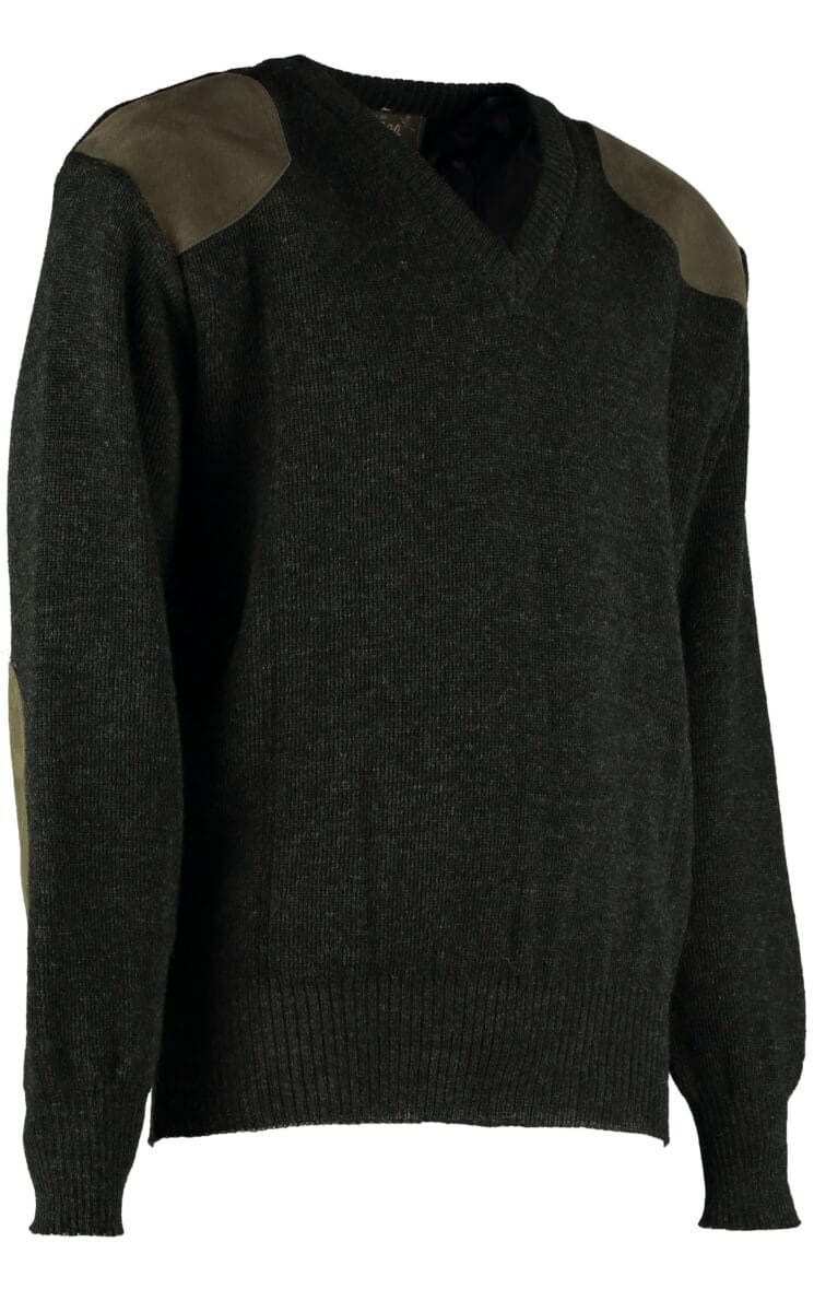 14022 Blenheim Vee Neck Shooting Sweater - Outdoor Knitwear