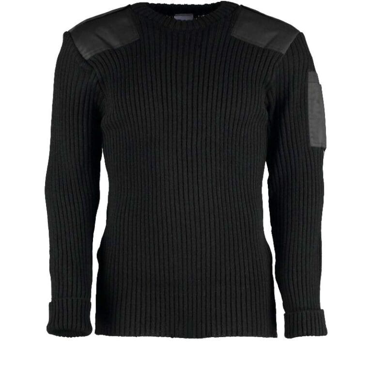 9048 - York Woolly Pully Crew Neck , Patches, Epps & Pen Pocket ...