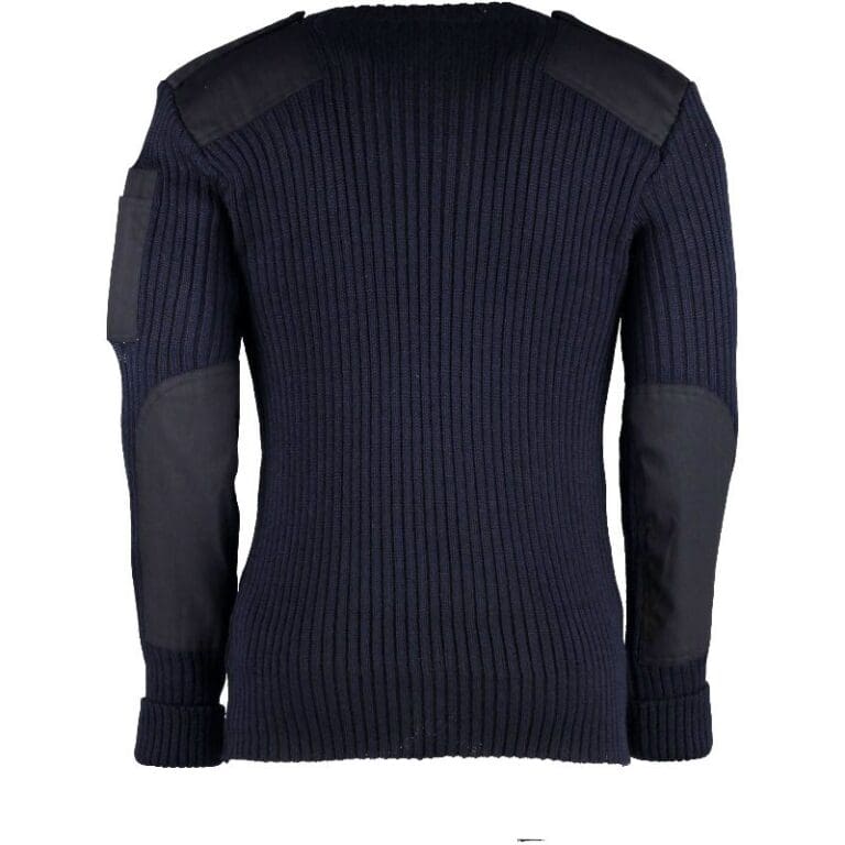 9048 - York Woolly Pully Crew Neck , Patches, Epps & Pen Pocket ...