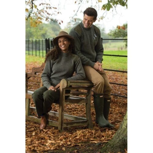 Blenheim Crew Neck Shooting Sweater - Outdoor Knitwear