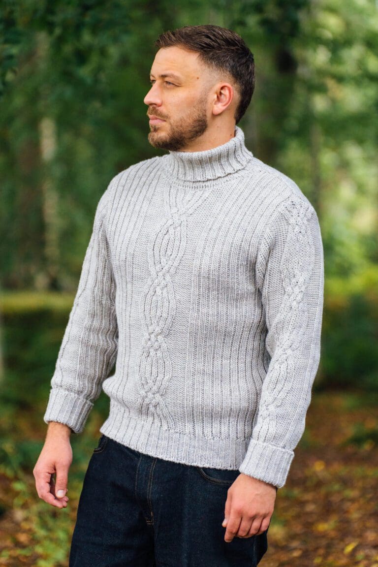 Celtic Knot Roll Neck - Outdoor Knitwear