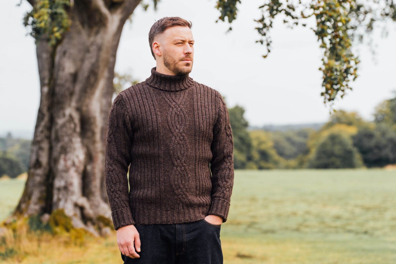 Celtic Knot Roll Neck - Outdoor Knitwear